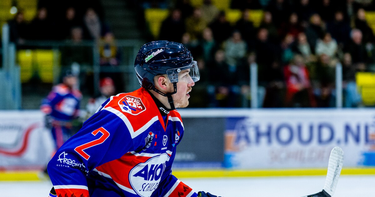 Iedereen bij Devils lapte mee voor Derek Knetter, die dat dubbel en ...