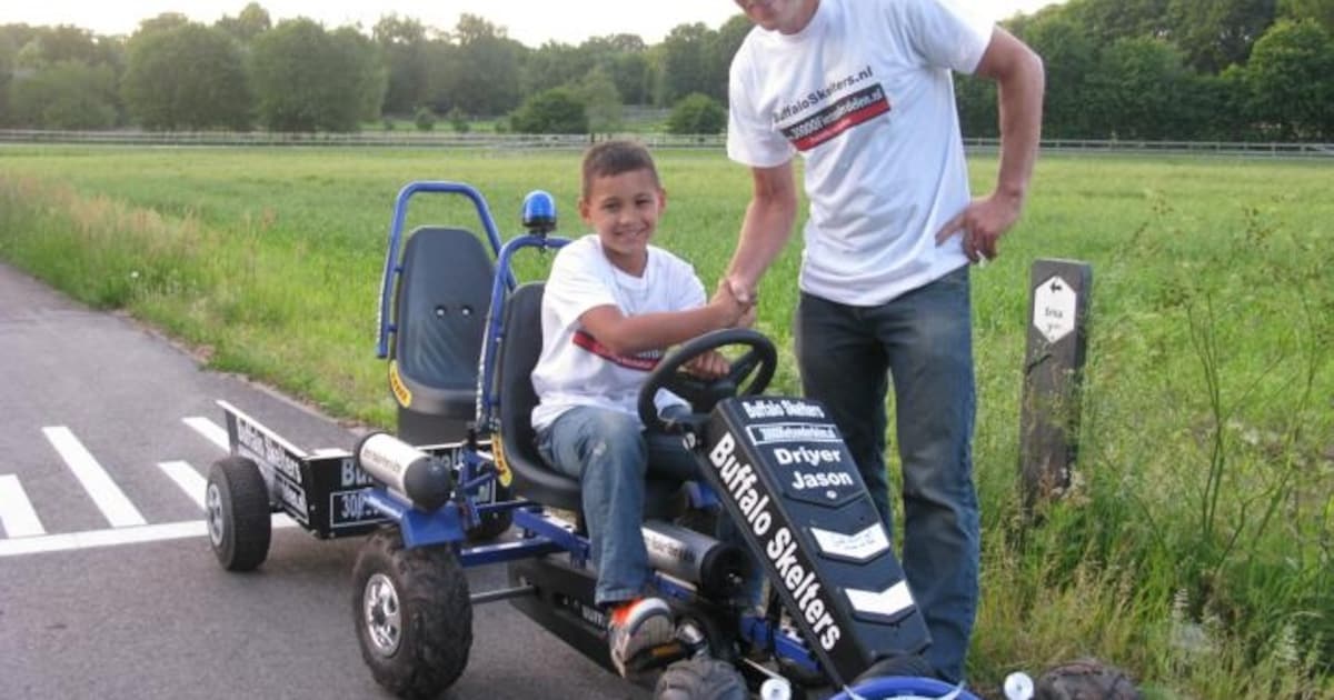 Jason uit Ede alsnog met skelter de berg op | De Vallei | gelderlander.nl