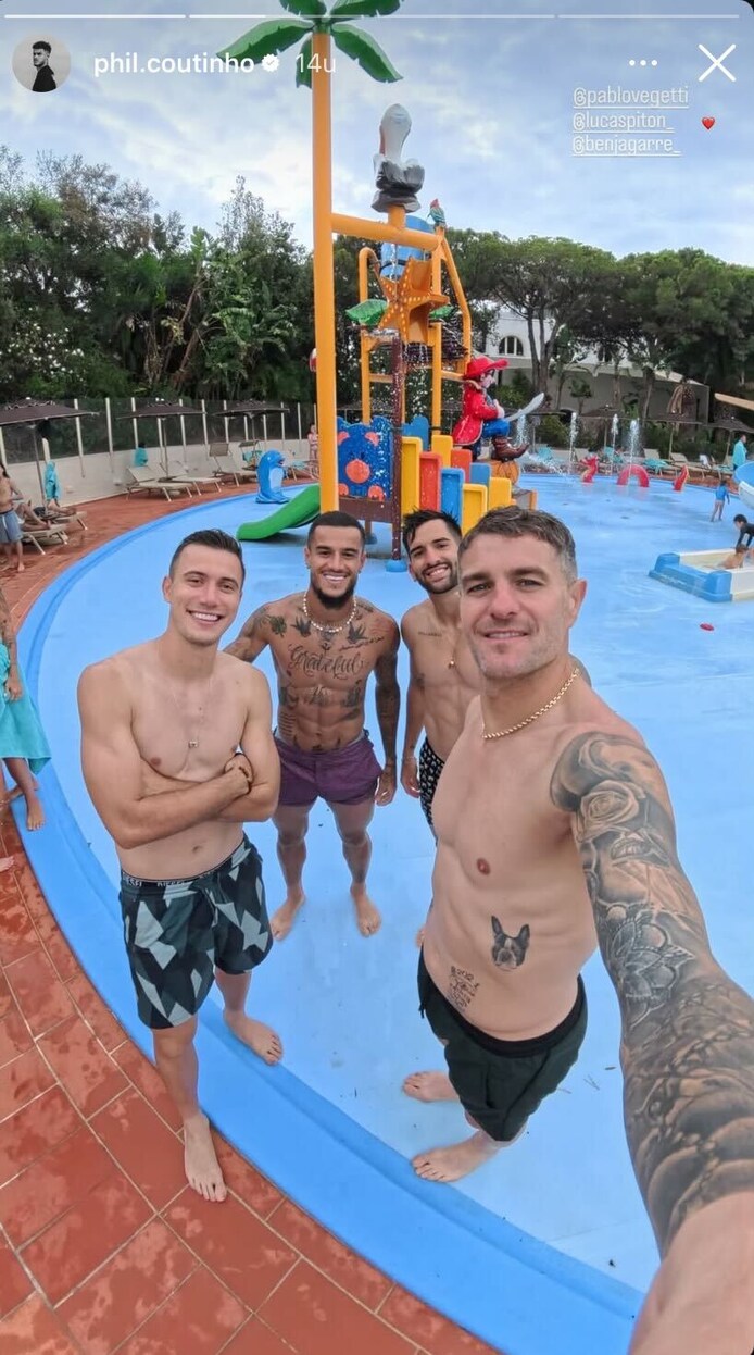 Voetballers op vakantie | Robert Lewandowski en Marco Verratti op padelbaan in Turkije, Saka ...