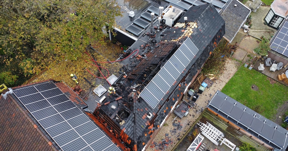 Grote brand bij bakkerij in Rossum, vermoedelijk door kortsluiting ...