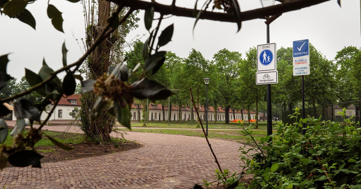 In dit park in Breda mag je niet meer roken, en dat is een landelijke ...