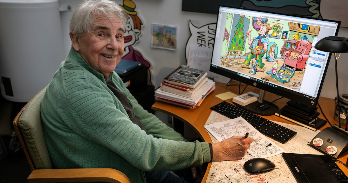 Bertus (87) tekent weer de klassieker waar iedereen naar uitkijkt, maar ...