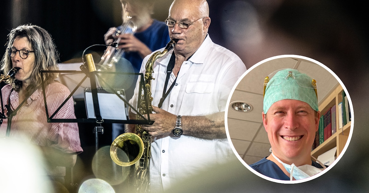 Saxofonist Wil valt kort voor concert neer, hij overleeft aneurysma ...