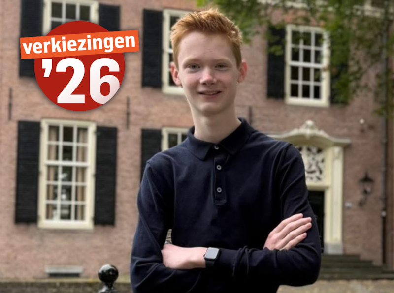 Dit zijn de plannen van Sten Jansen, de jongste lijsttrekker in ...