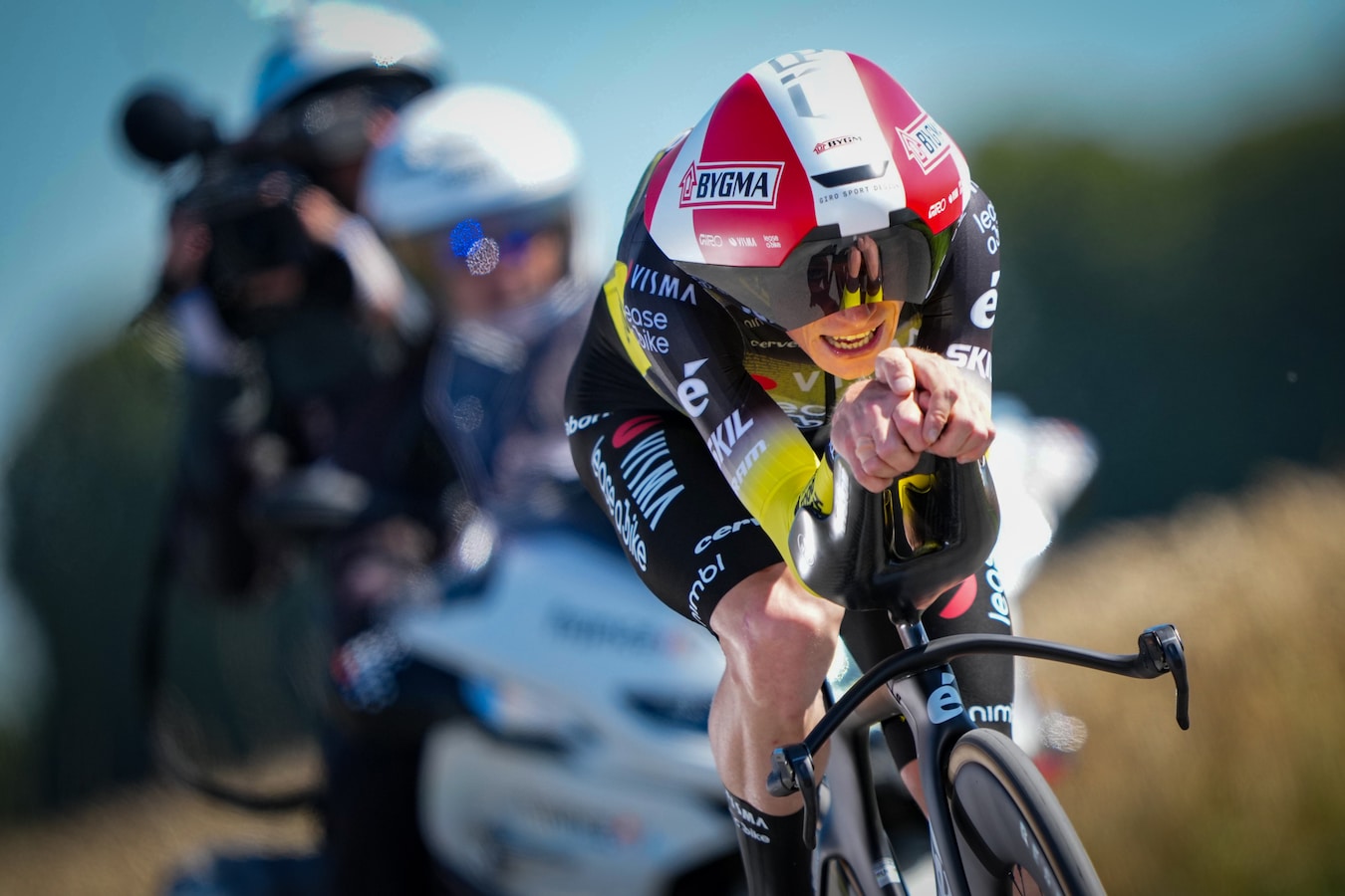 Jonas Vingegaard over teleurstellende tijdrit in Tour de France: ‘Ik vocht tegen mijn fiets en ...