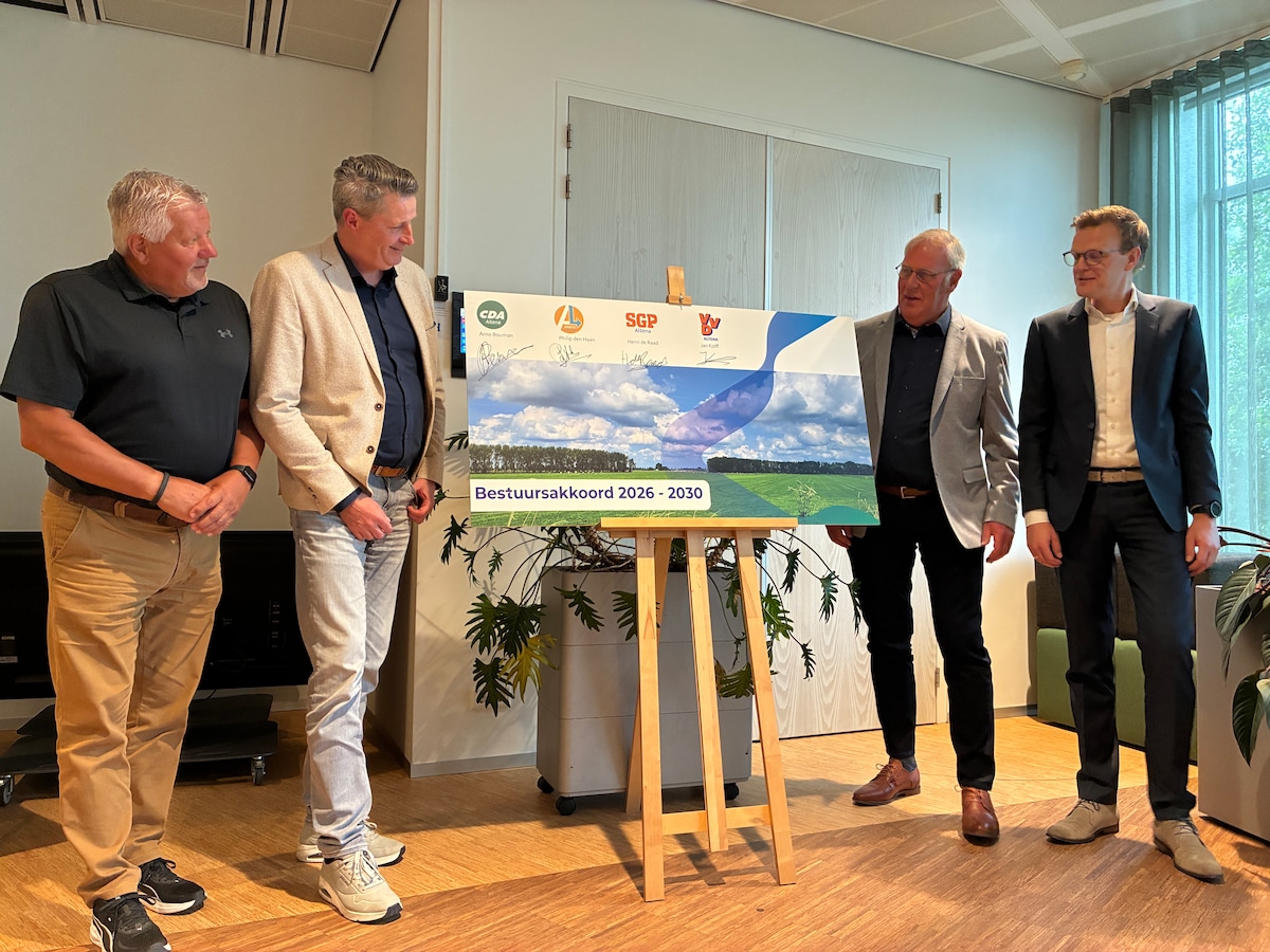 Coalitieakkoord Altena gepresenteerd: vier wethouders in plaats van ...