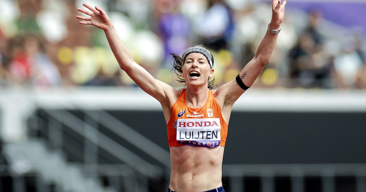 Anne Luijten met zakken ijs in topje zeventiende op WK marathon: ‘Ik ...