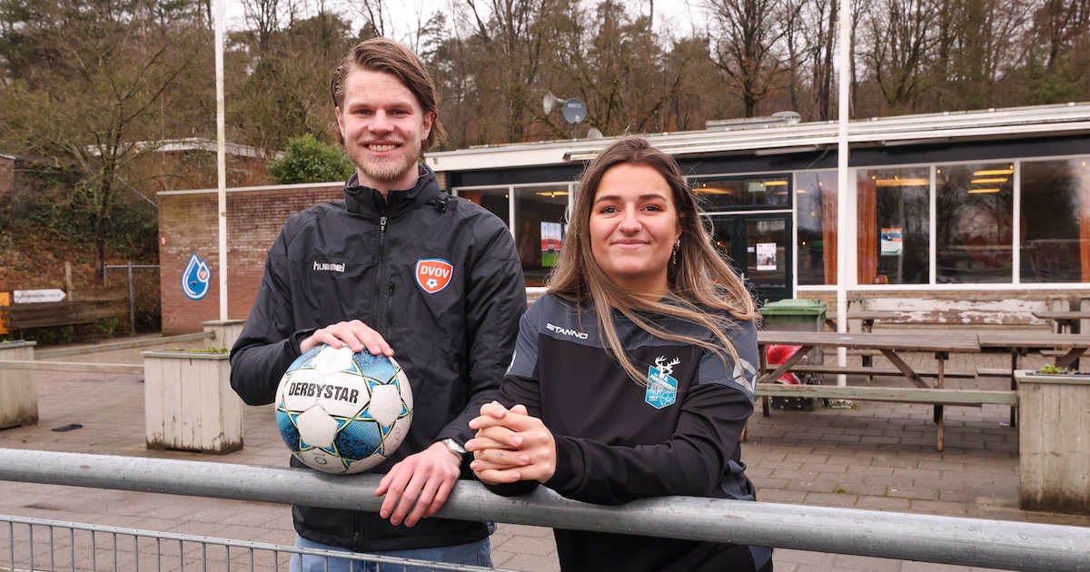 Daan (24) en Annabel (24) besturen allebei al een voetbalclub in Velp ...