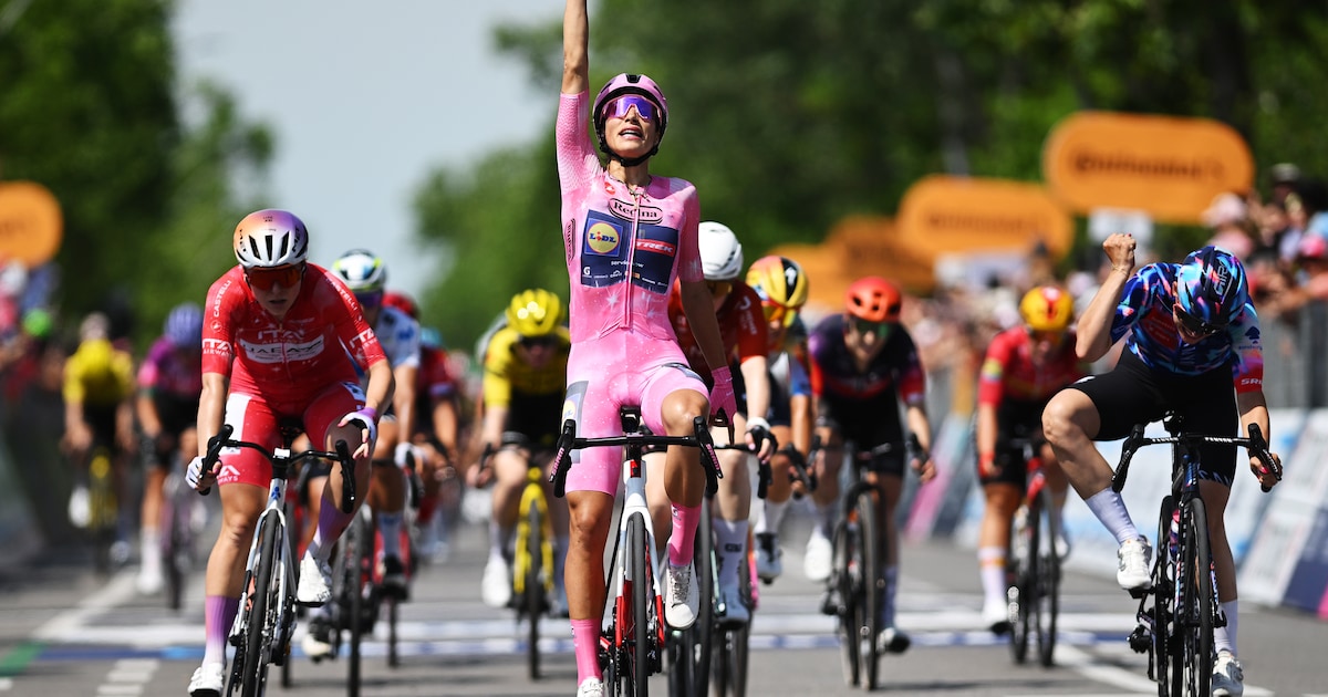 Elisa Balsamo sprint in het roze naar ritzege in Giro | Sport | De ...