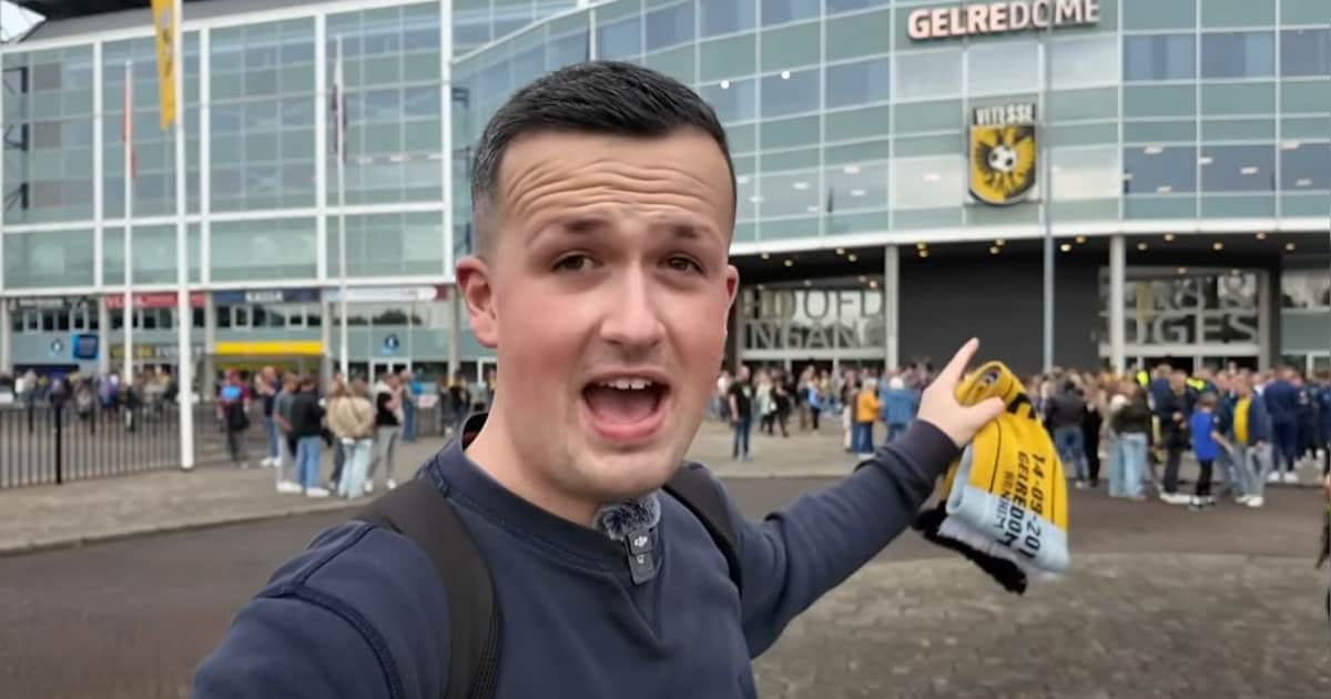 Engelse voetbalvlogger Fusion Josh raakt ontroerd bij Vitesse: ‘Het was ...