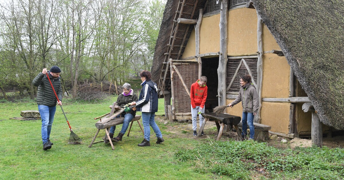 Terug naar de prehistorie op de IJzertijdboerderij, maar: ‘We pakken er ...