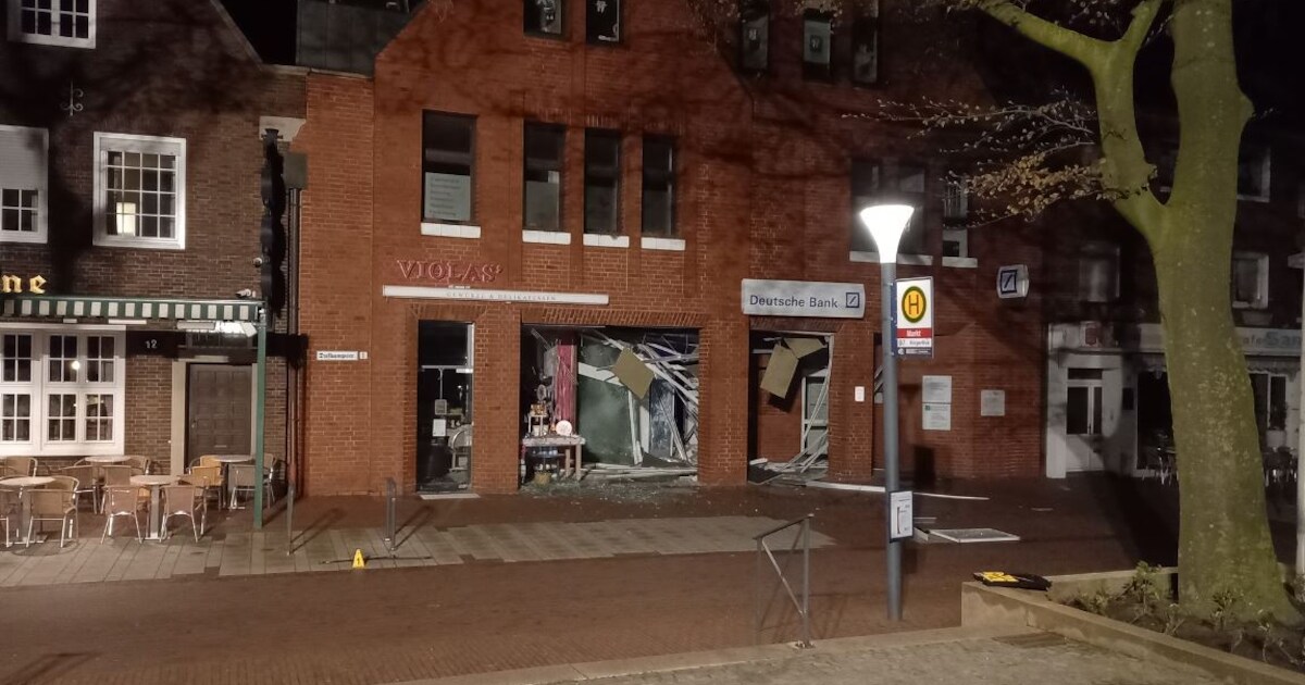 BENG! Opnieuw plofkraak in Duits grensgebied: twee explosieven ontploft ...