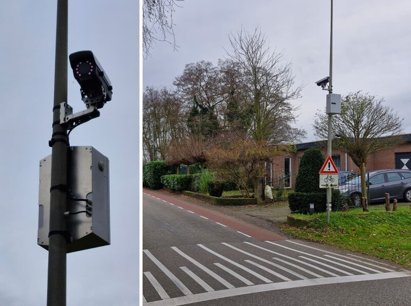 Wat doet die camera op deze veelbesproken Nederlands-Duitse grens ...