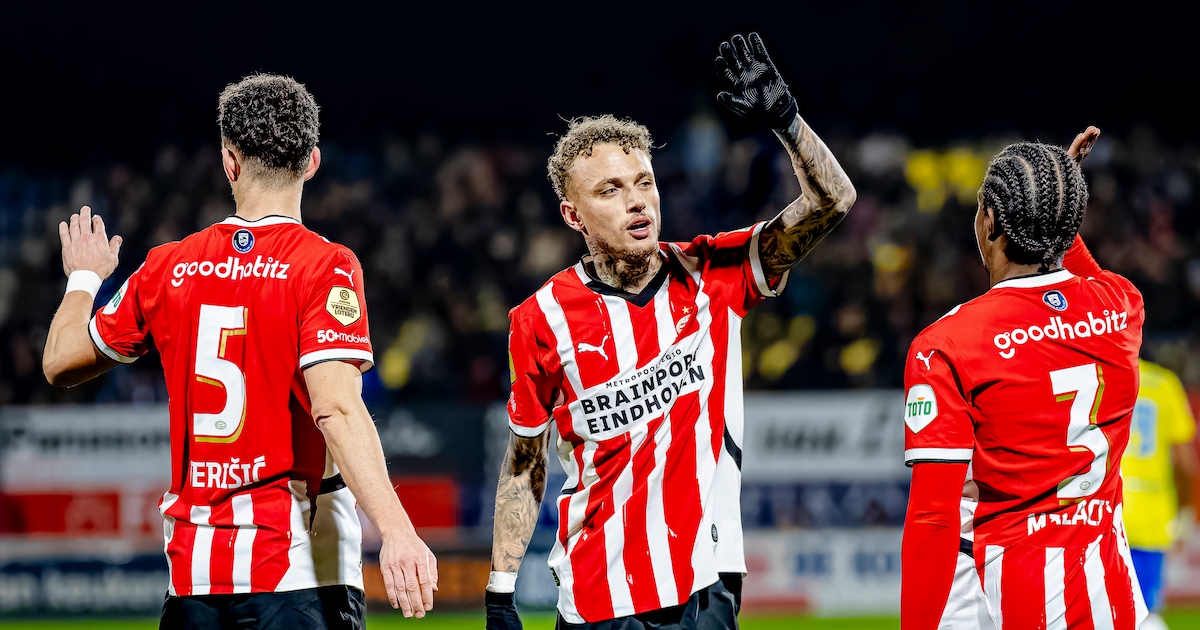 PSV dendert langs RKC en laat de bal op een nieuw middenveld veel ...