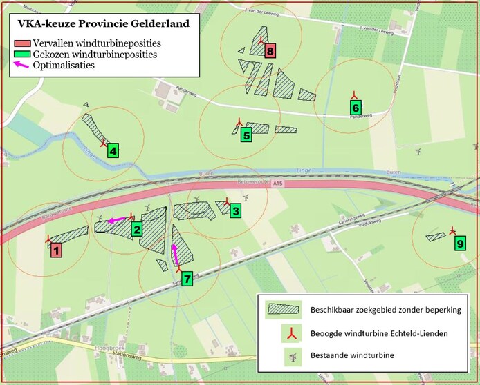 A15 wordt dé energiesnelweg met zonnevelden en windmolens als ...