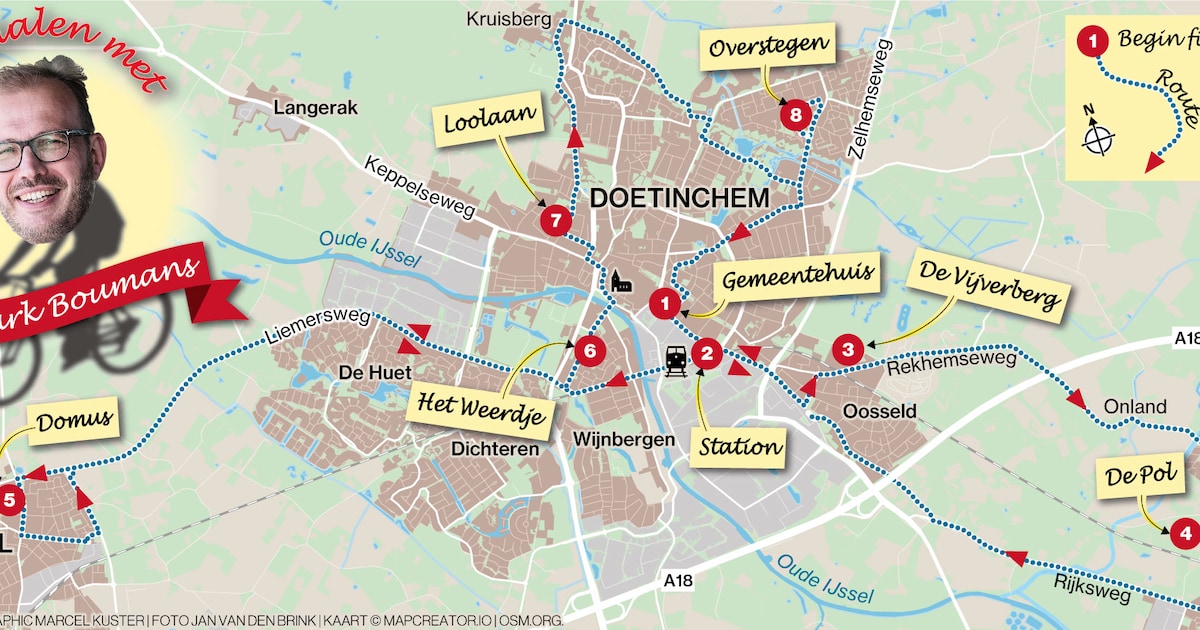 Op de fiets met een gelukkige burgemeester Mark Boumans: ‘Voorlopig ...