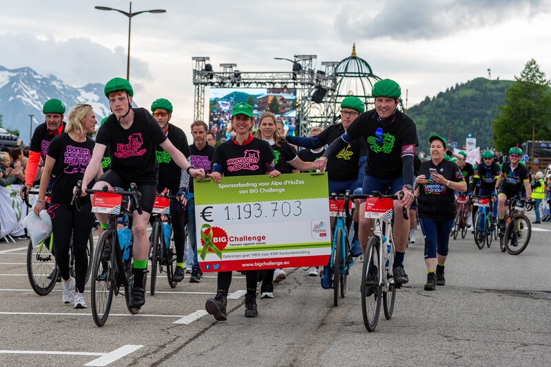 BIG Challenge fietst 1,2 miljoen bij elkaar op de Alpe d'Huez | Regio ...