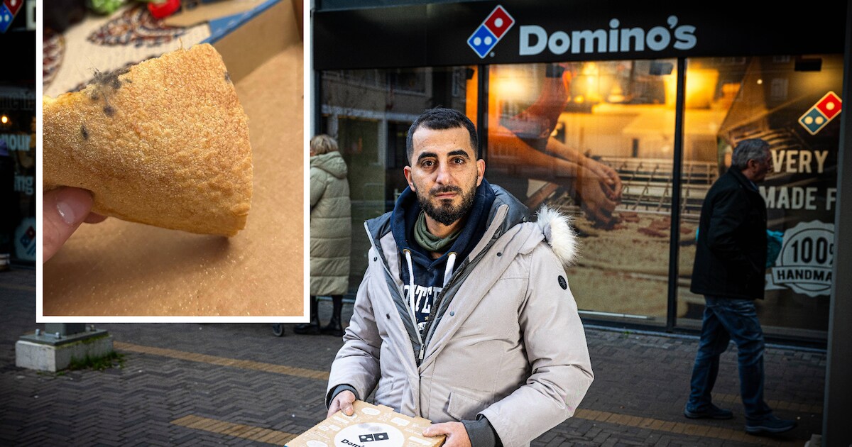 Rebaz kreeg beschimmelde pizza, maar geen excuses: ‘Hele weekend ...