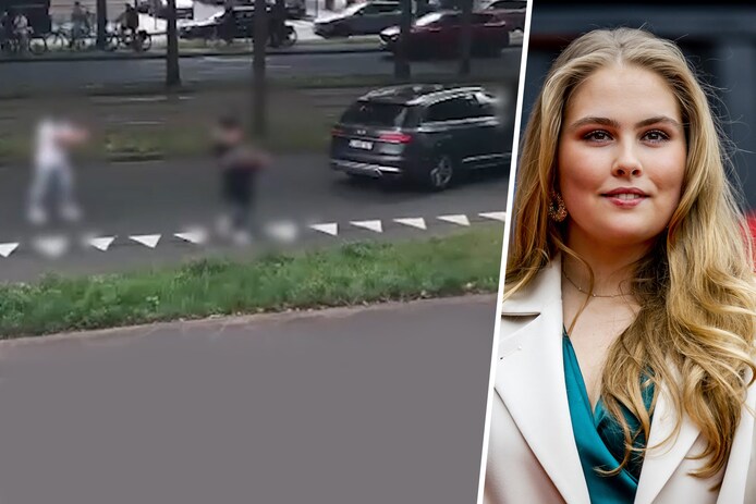 Radio-dj rijdt toevallig dezelfde route als prinses Amalia en wordt ...
