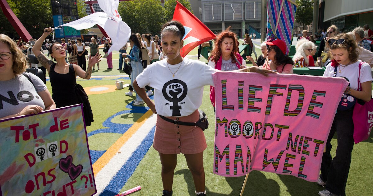 Actie Dolle Mina’s in Eindhoven na dood Veldhovense Shanesca (34) | Eindhoven | De Gelderlander.nl