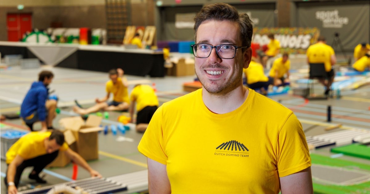 World Domino Collective in Veenendaal: ‘Een miljoen stenen neerzetten ...