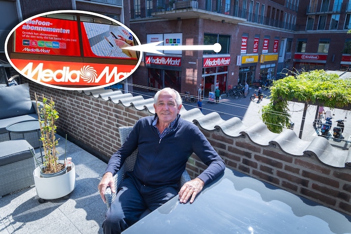 Gerard werd helemaal gek van de MediaMarkt tegenover zijn huis: ‘Het ...