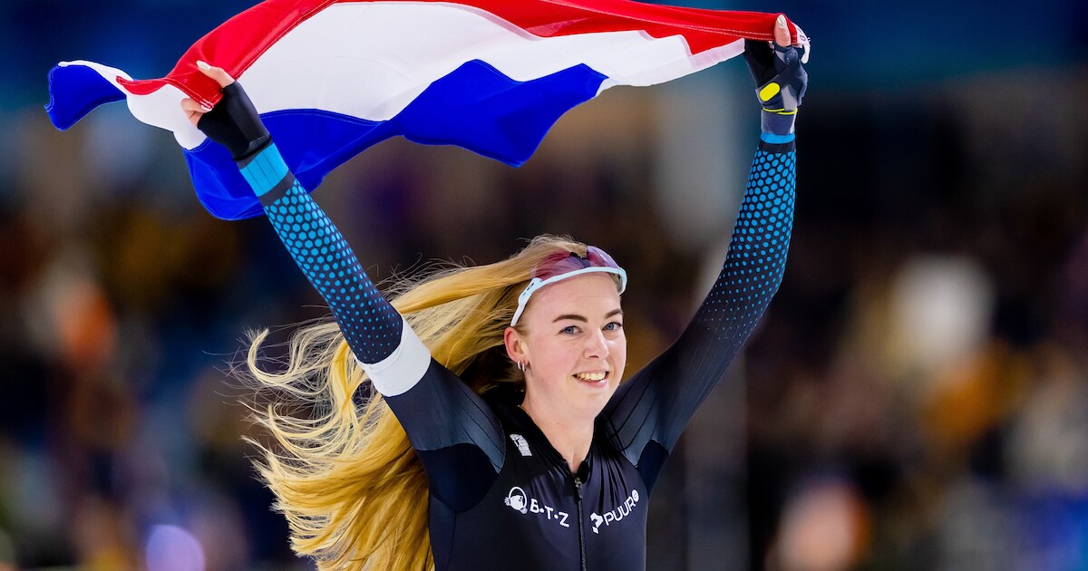 Schaatsster Gioya Lancee uit Kesteren voor het eerst Nederlands ...