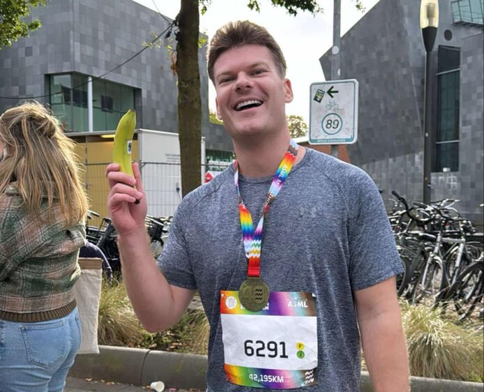 Gary (32) liep ongetraind de marathon van Eindhoven: ‘Ik raad het niemand aan’ | Eindhoven ...