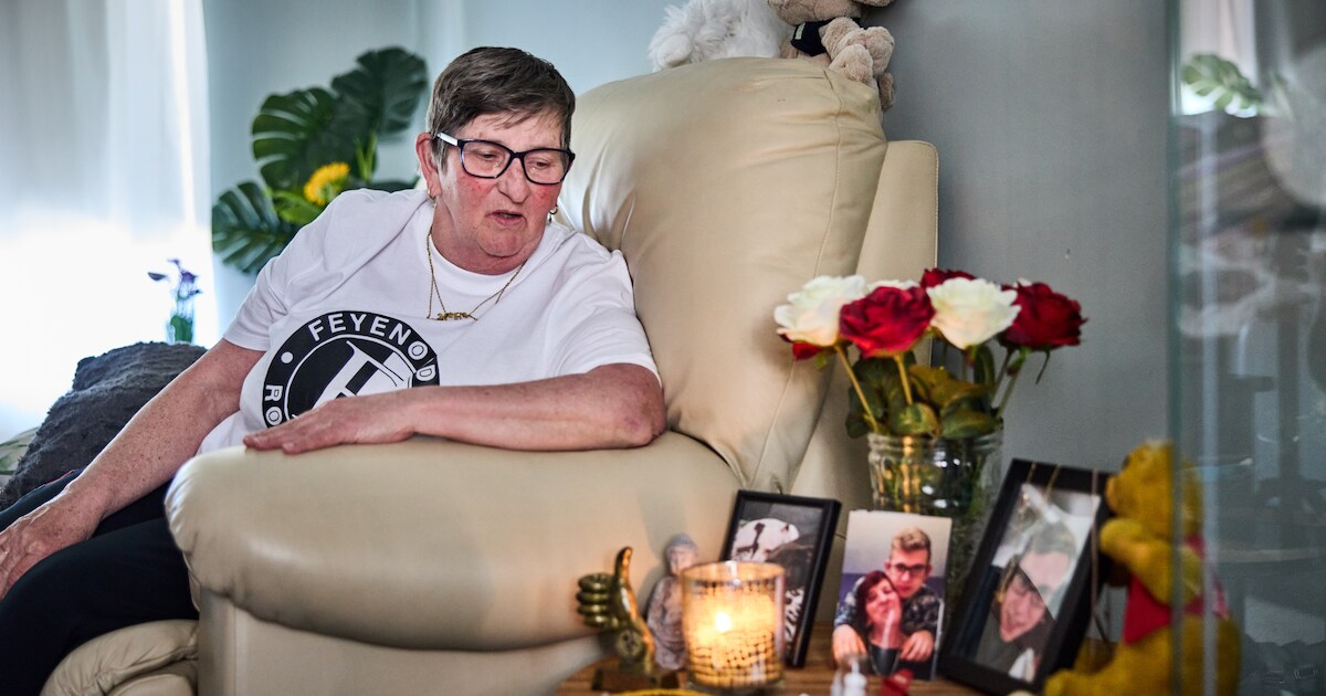 Bij z'n graf maakte Hannie afspraak met zoon: ‘Ik neem je foto mee naar ...