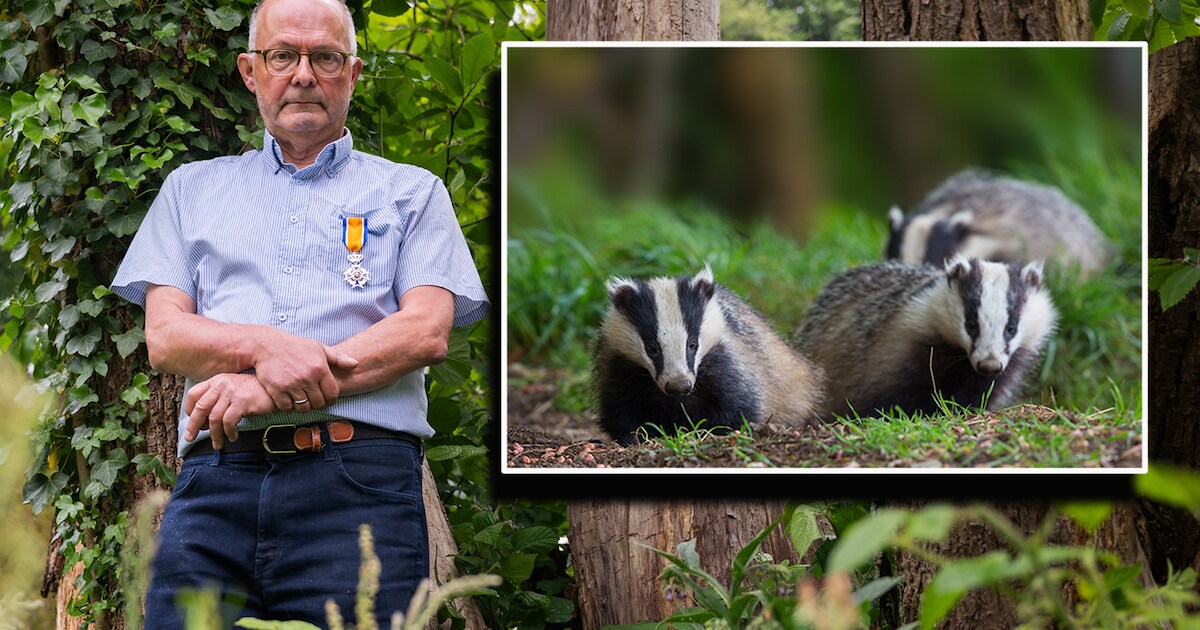 De das maakt niet iedereen blij, maar Hans beschermt het dier al 50 ...