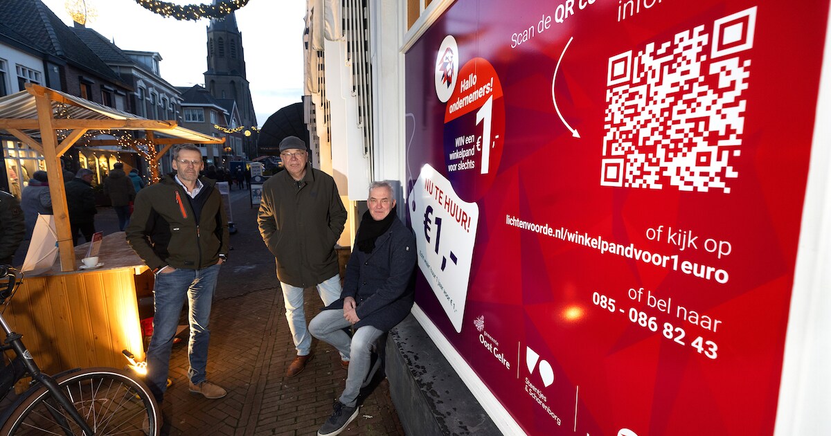 Stormloop op winkelpand voor slechts 1 euro in dit dorp: ondernemers ...