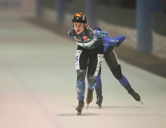 Schaatser Manon Gremmen is opeens beloftekampioen: ‘Misschien vind ik ...