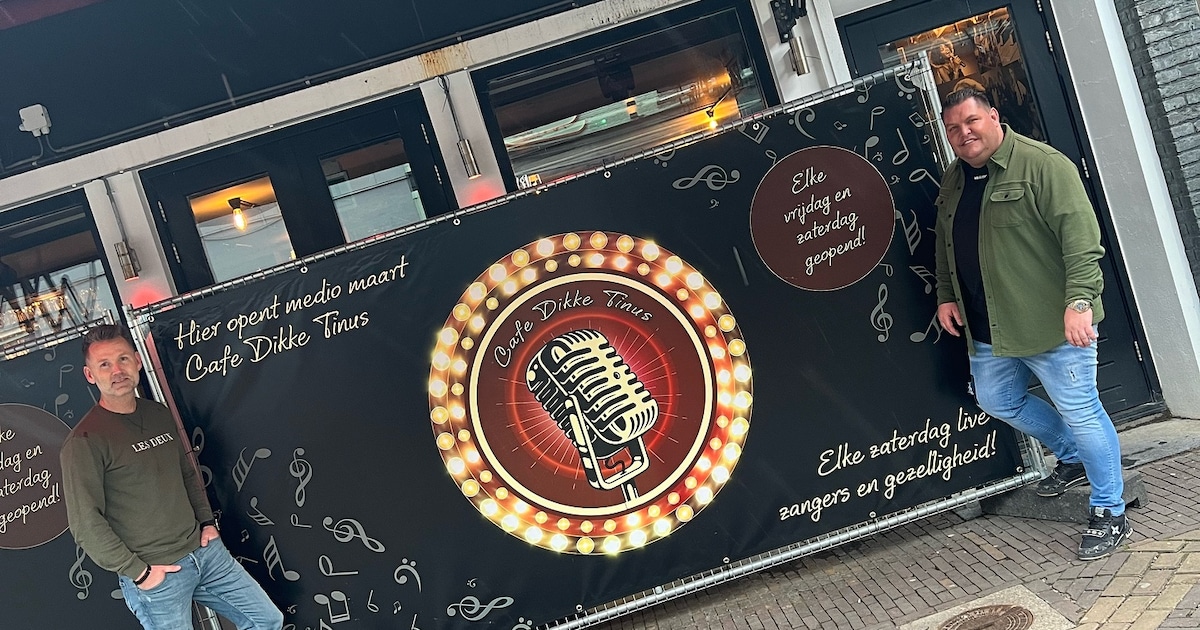 Dikke Tinus komt straks in late uurtjes nog even langs in eigen café ...