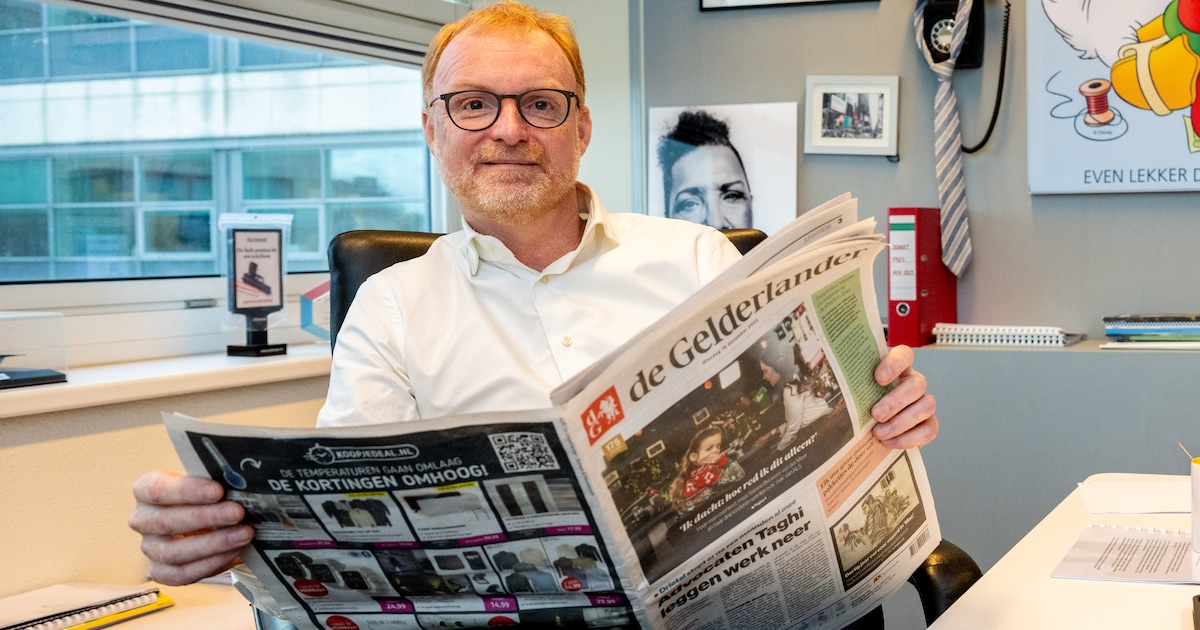 Arnhemmer Erik Roddenhof, de grote baas van DPG Media, las als kind al ‘De Gelderlander’: ‘De ...