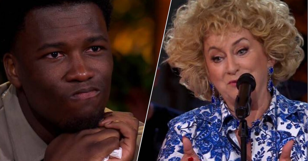 Karin Bloemen zorgt voor tranen met ode aan overleden oma van Claude ...
