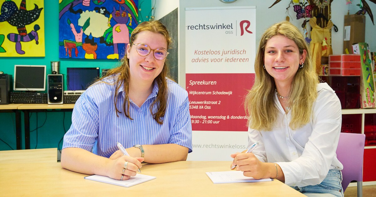 Jade, Linde, Tim en Janne leren als studenten veel in rechtswinkels ...