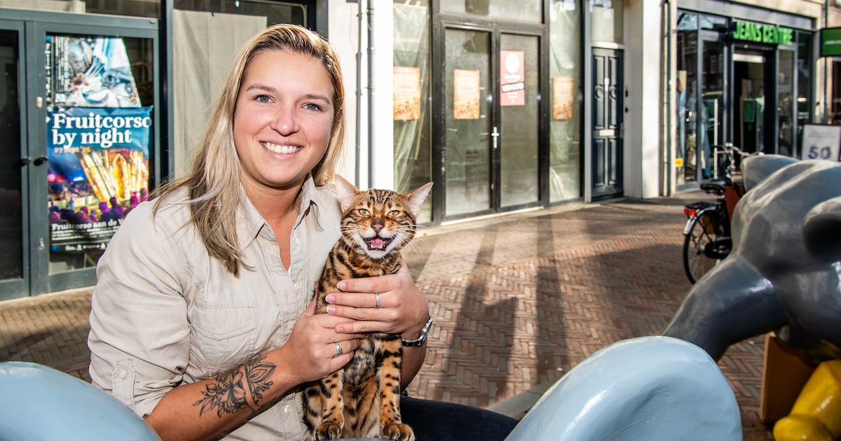 Jessica (26) begint haar eigen kattencafé: ‘De katten komen uit het ...