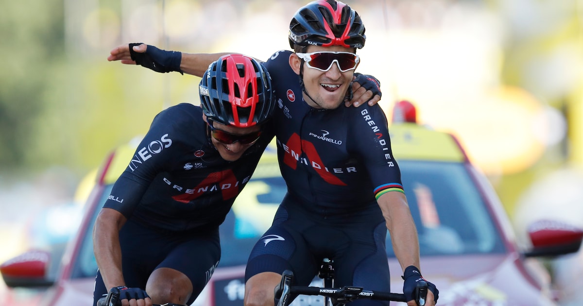 Ineos-duo gearmd over finish achttiende Touretappe, W.J. Holleman pakt ...