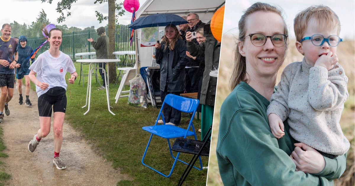 Maaike rent op één dag 68 kilometer voor haar zieke zoontje Oscar (3 ...