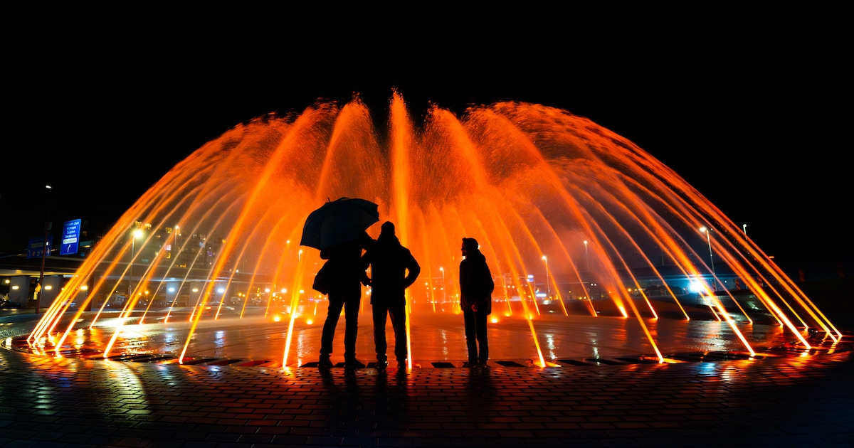 Grootste fontein van Arnhem gaat weer aan; alleen niet ’s nachts of als ...