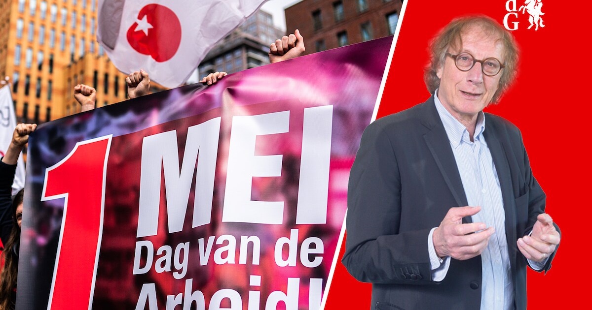 Een woedende man met een kolossaal hoofd verweet ons dat we de boel ...