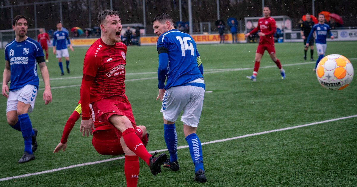 Afstandsknal van Justin van Reem beslist derby tussen SC Rheden en VVO ...