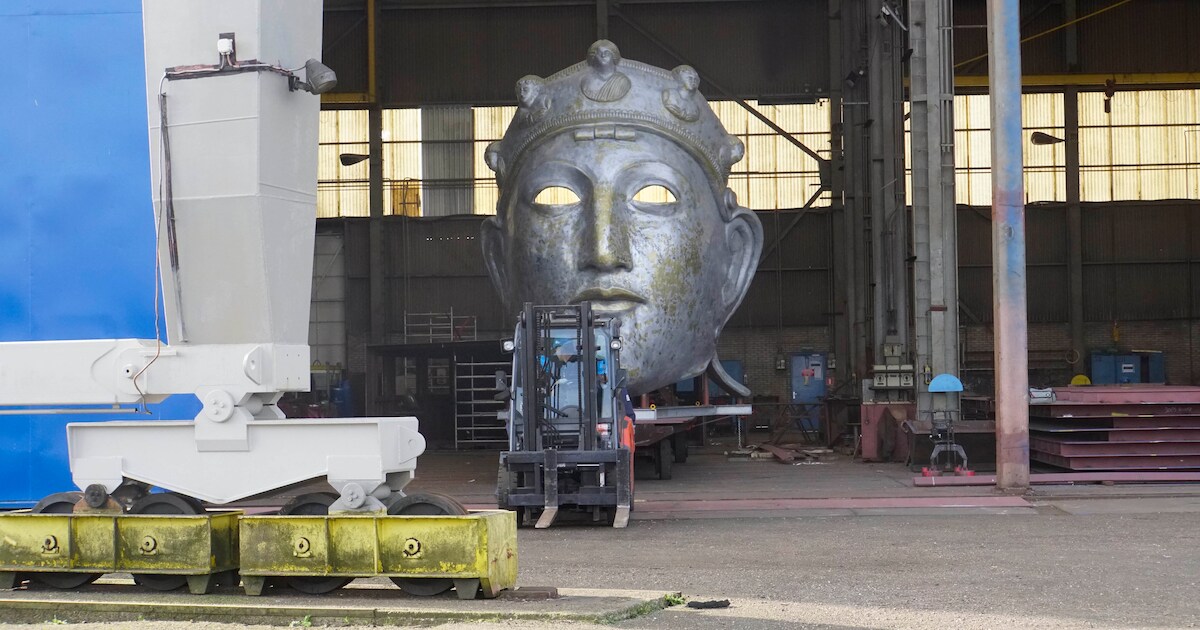 Groot Romeins masker op boot getakeld voor enkeltje Millingen-Nijmegen ...