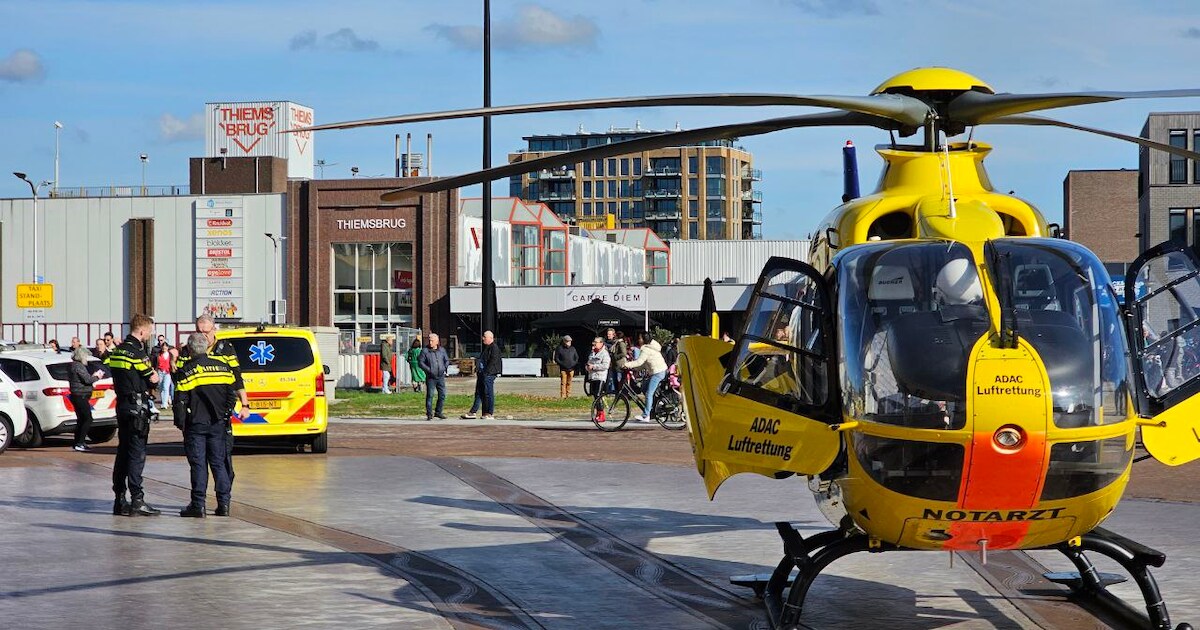 Ernstig ongeval in centrum Hengelo, traumahelikopter opgeroepen ...