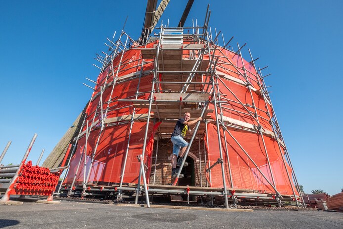 Groesbeeks glorie in de steigers: Na de noodklok is de Zuidmolen terug ...