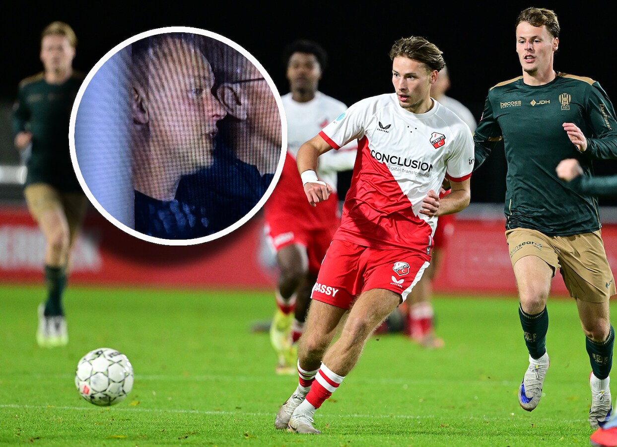 Hans van de Haar na herseninfarct weer bij Jong FC Utrecht, zoon Jesse ...