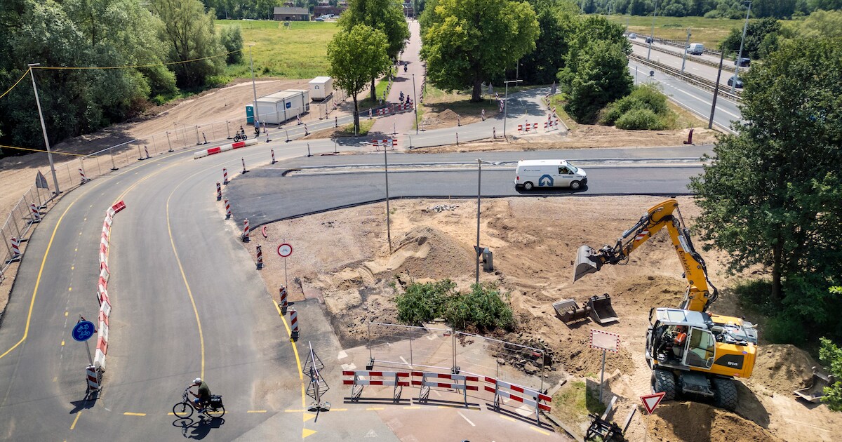 Hinder voor verkeer over Mandelabrug door aanleg nieuwe kruising ...