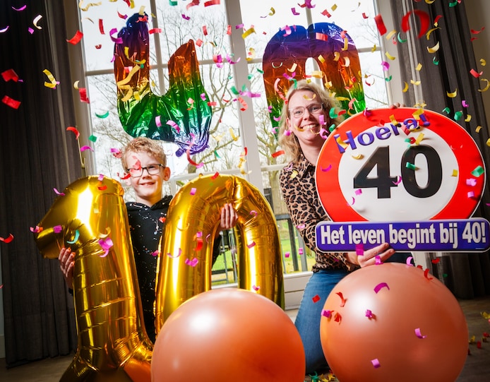 Leontien en haar zoontje worden vandaag allebei 10 (en twee andere ...