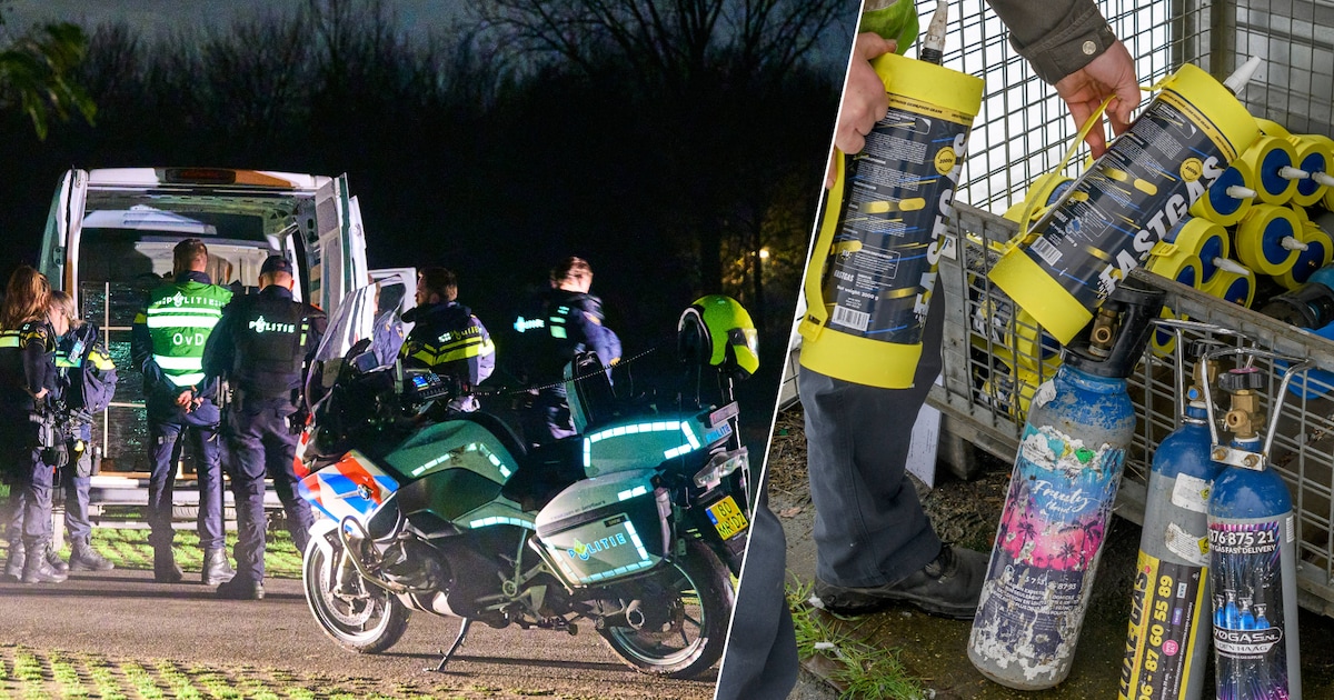 Student rechten vervoert 356 flessen lachgas, wil niet zeggen waar heen ...