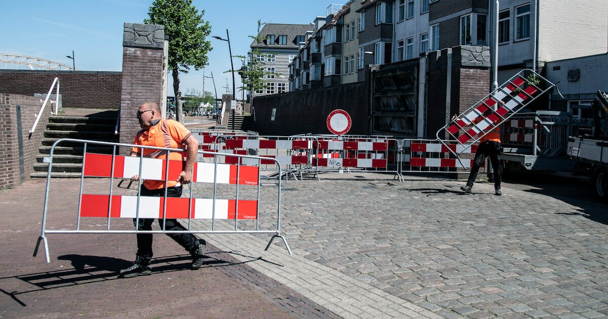 Waalkade op slot in strijd tegen overlast en toen toch weer niet ...